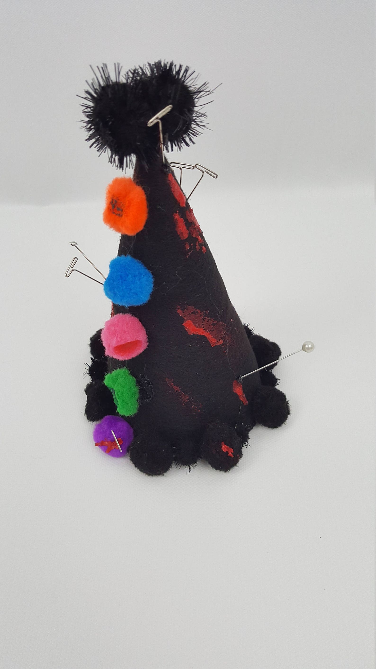 Evil Clown Hat Clown Tiny Hat Creepy Clown Hat Zombie Clown | Etsy