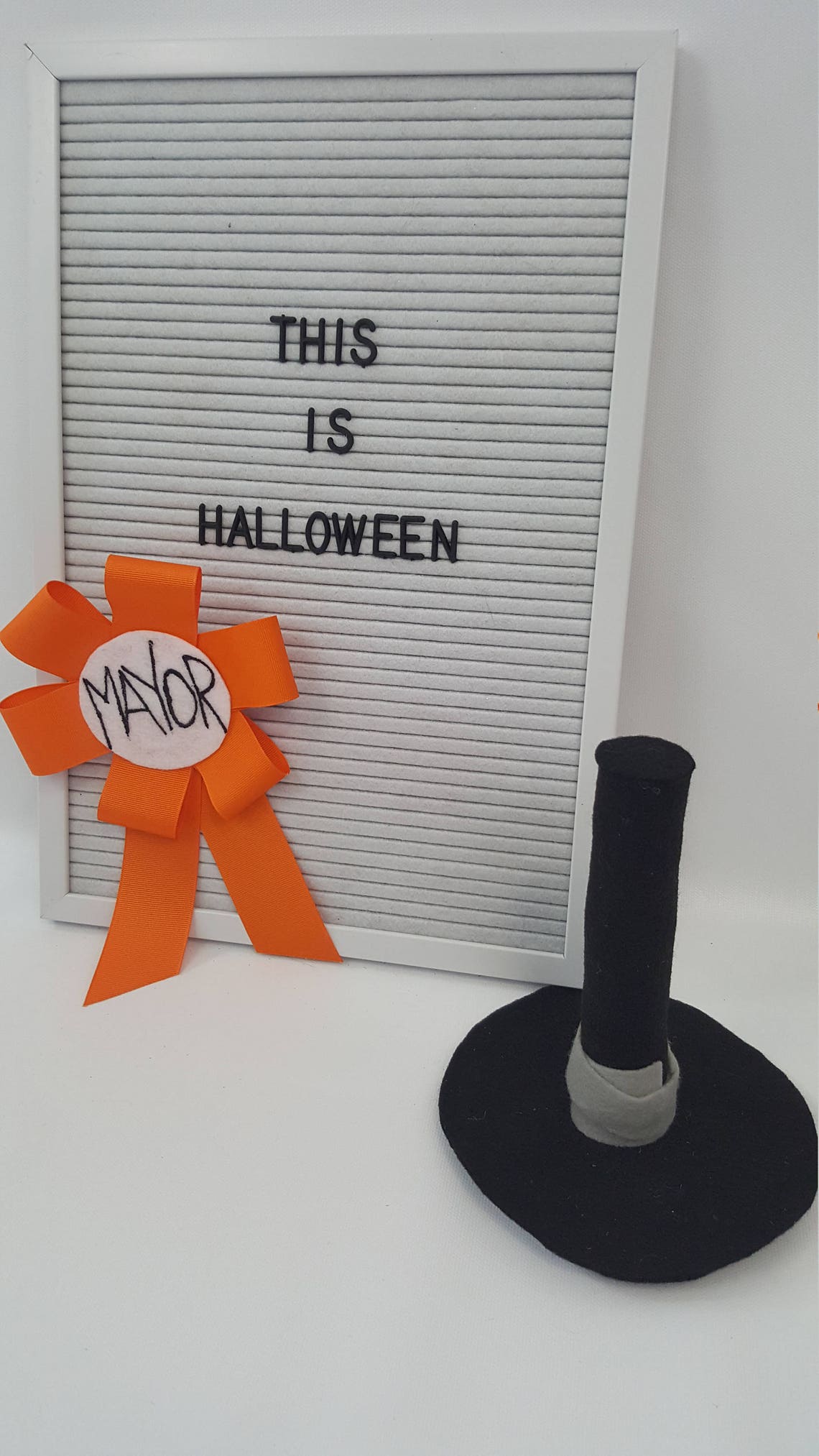 The Mayor Hat and Ribbon Nightmare Costume Costume | Etsy