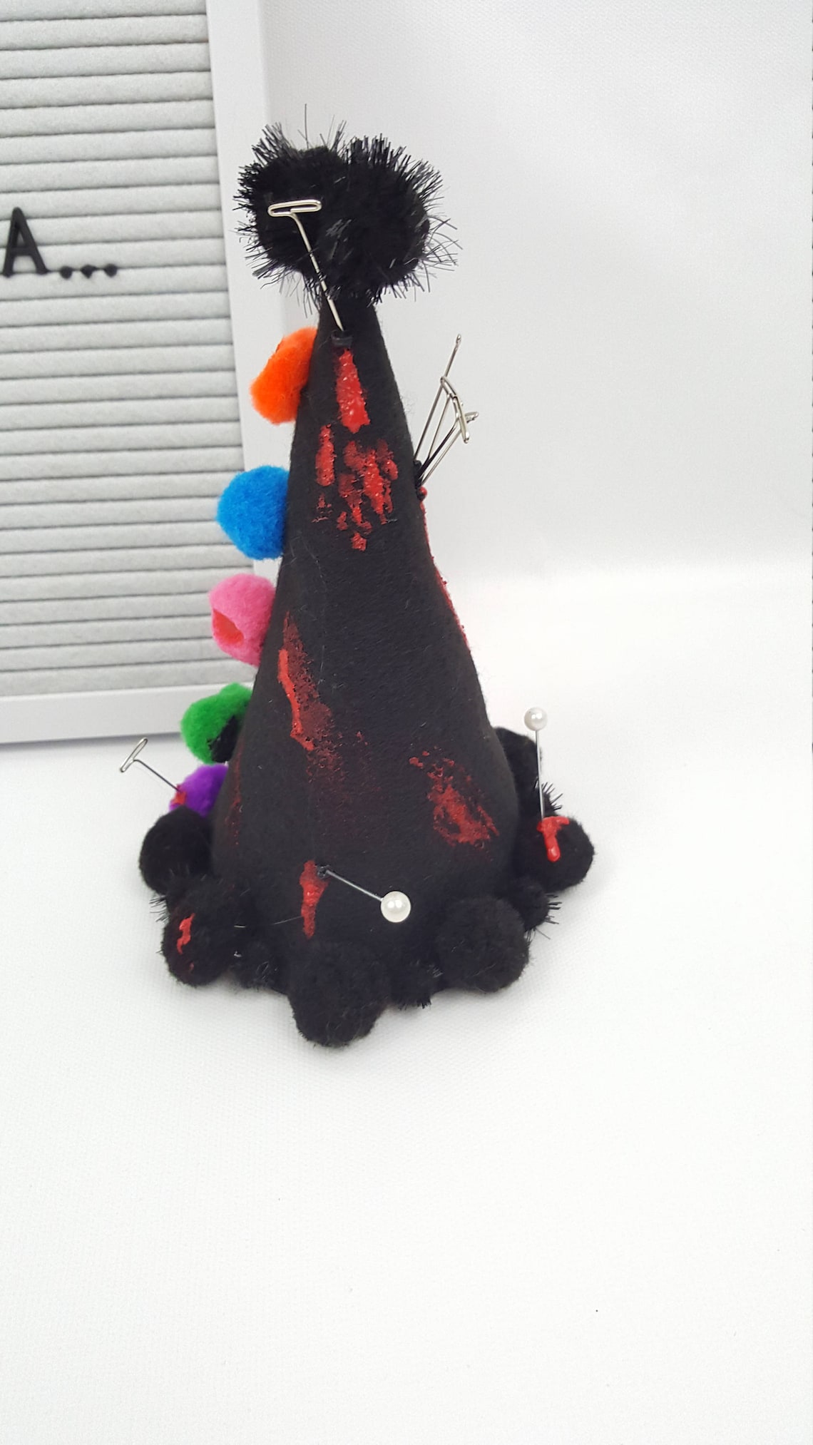 Evil Clown Hat Clown Tiny Hat Creepy Clown Hat Zombie Clown | Etsy