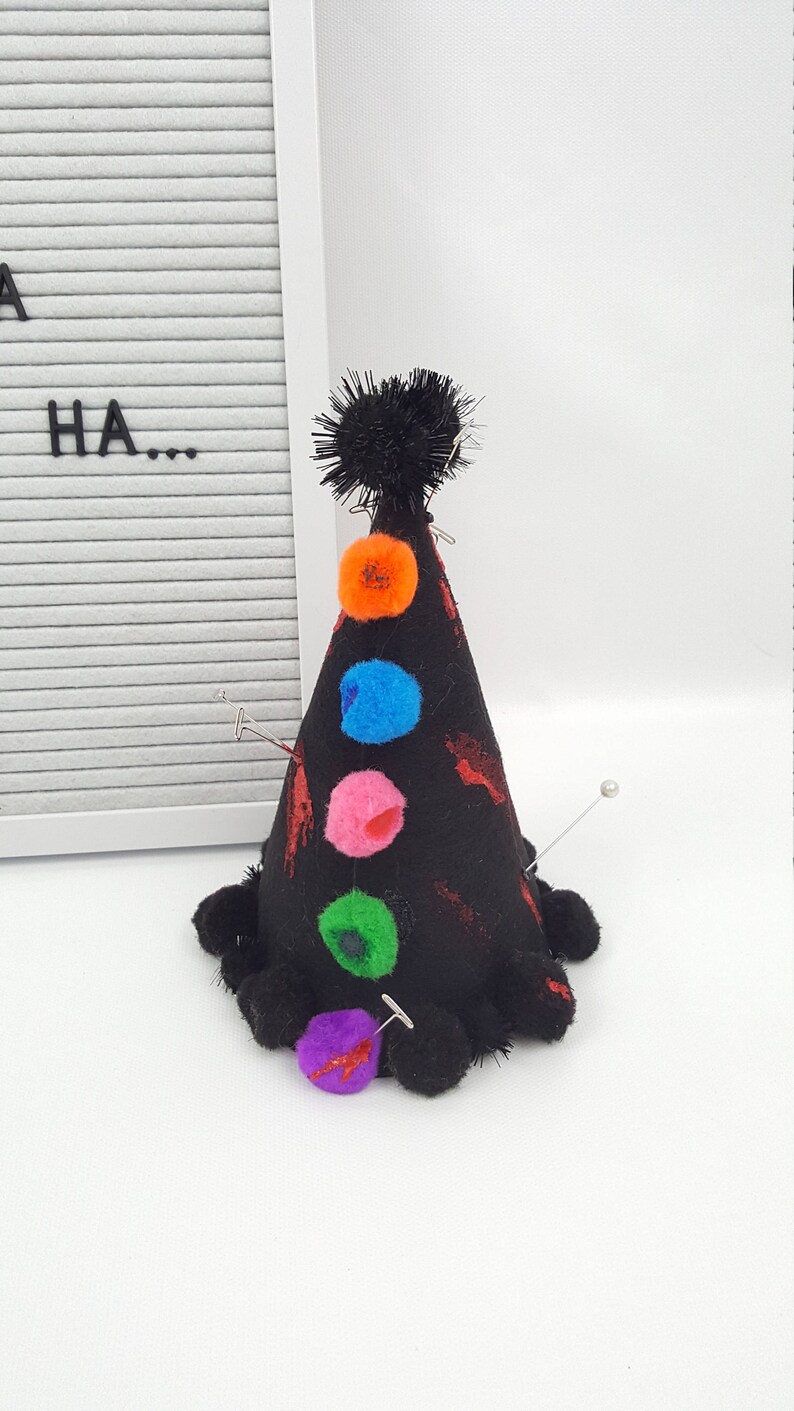 Evil Clown Hat Clown Tiny Hat Creepy Clown Hat Zombie Clown | Etsy