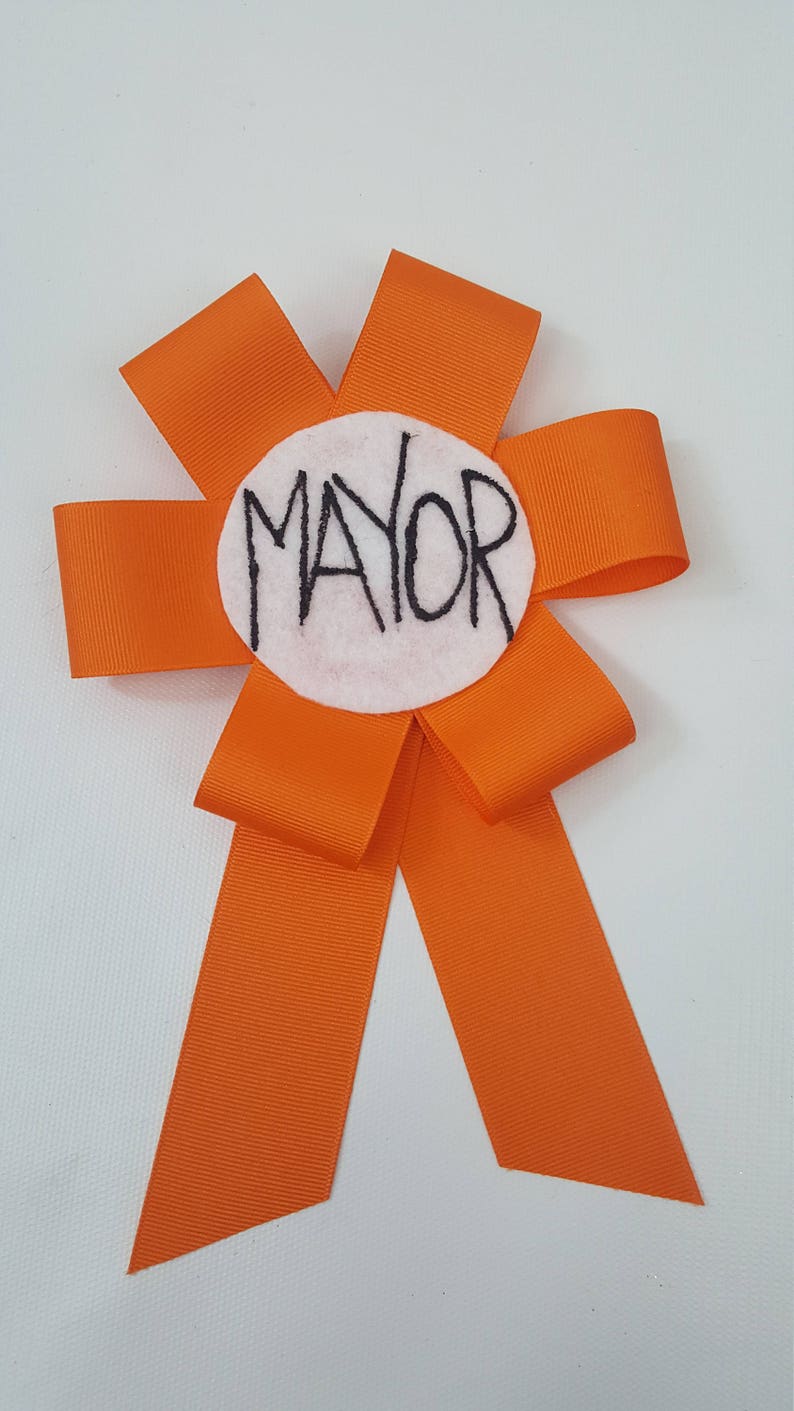 The Mayor Hat Ribbon and Spider Tie Set Nightmare Costume - Etsy