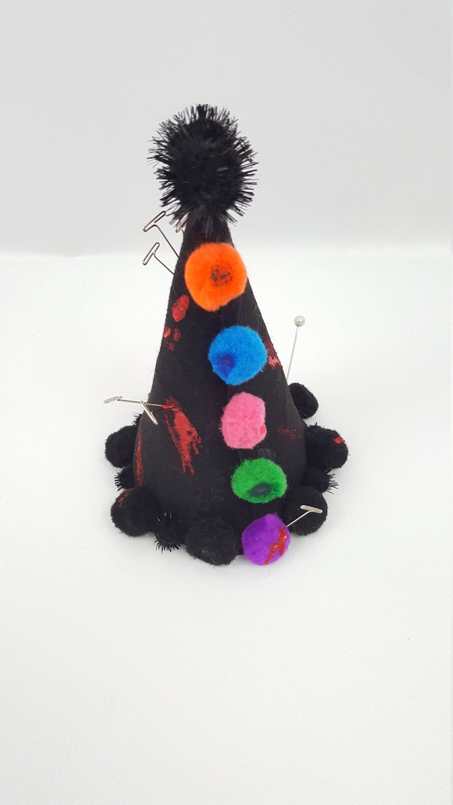 Evil Clown Hat Clown Tiny Hat Creepy Clown Hat Zombie Clown | Etsy