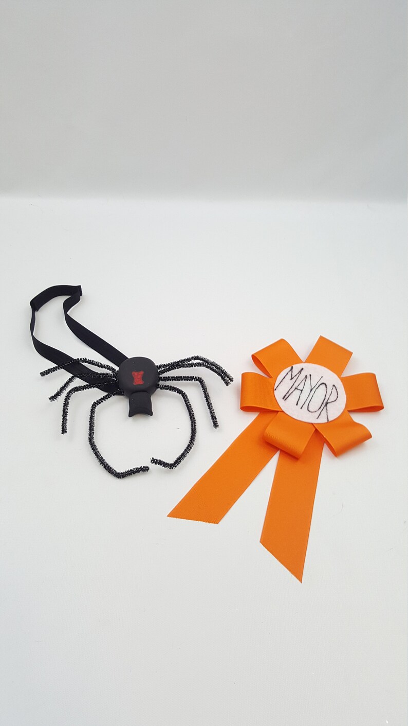 Mayor Ribbon and Spider Tie Nightmare Costume Halloween | Etsy