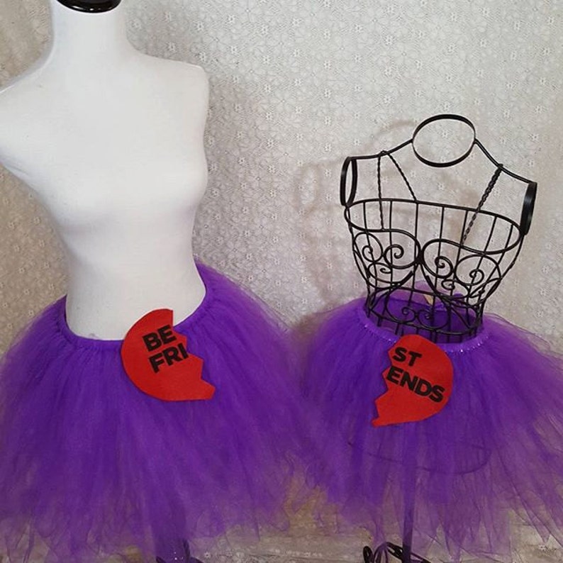 Best Friend Tutu Set 2 Tutus Couples Costume Party Tutu | Etsy