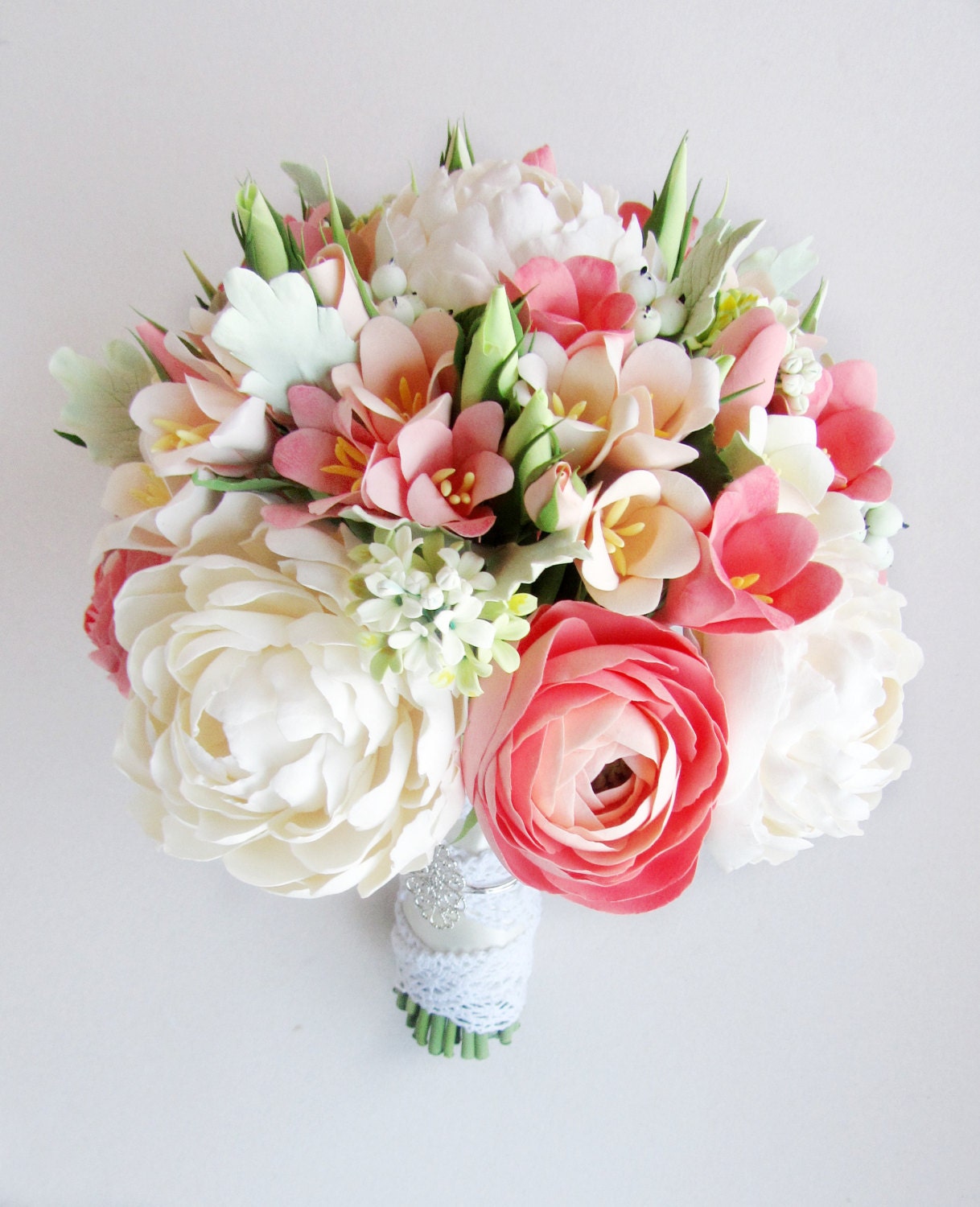 Peach Ranunculus Bouquet