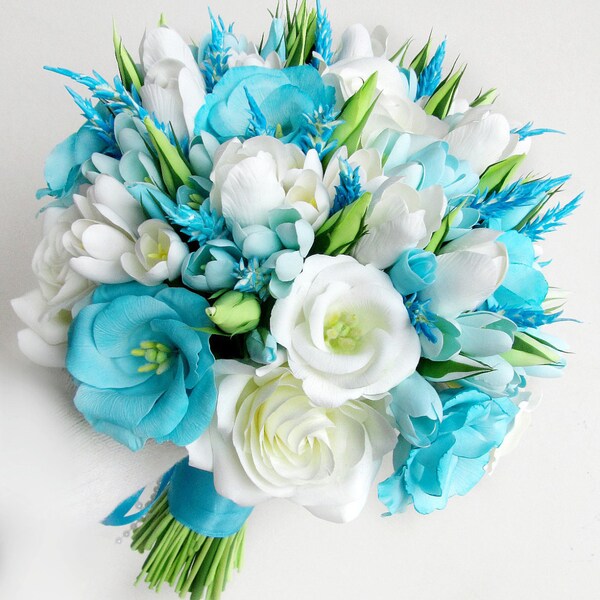Turquoise Bouquet - Etsy