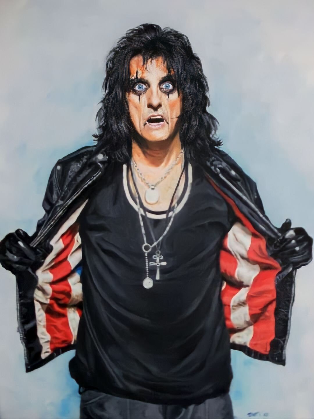 Alice Cooper Portrait Print - Etsy