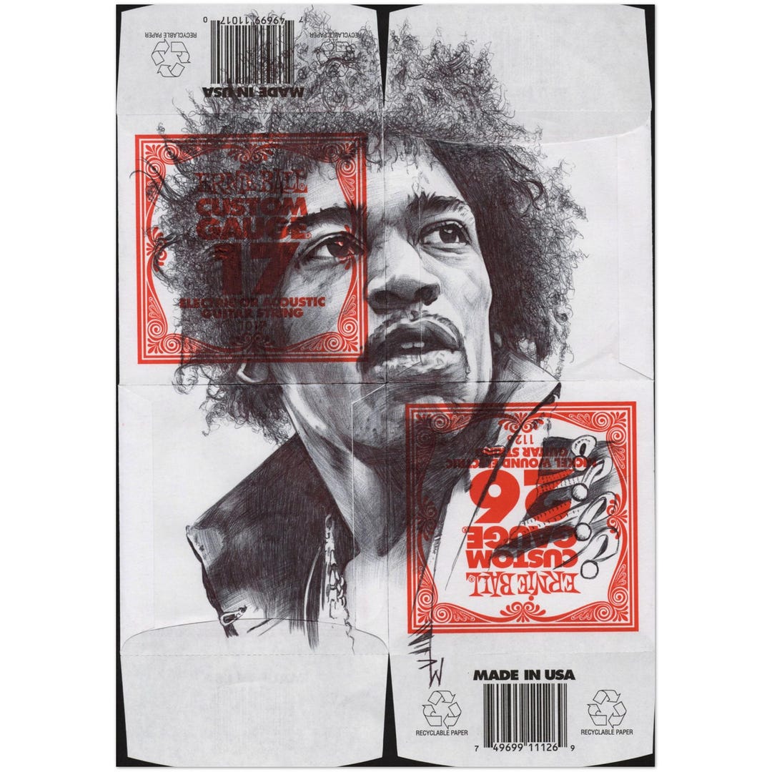 Jimi Hendrix Museum-quality Matte Paper Poster - Etsy
