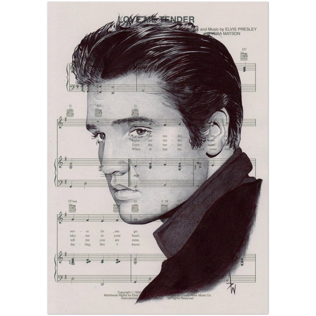 Elvis Presley Museum-quality Matte Paper Poster - Etsy