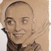 Sinead O'connor Ball Point Pen Drawing - Etsy