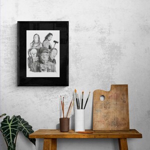 Stephen King Tribute Drawing Print - Etsy