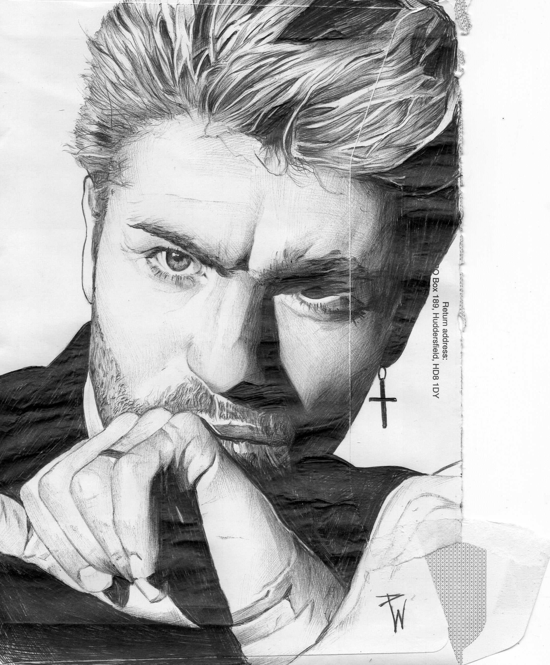 George Michael Print A4 Mounted - Etsy