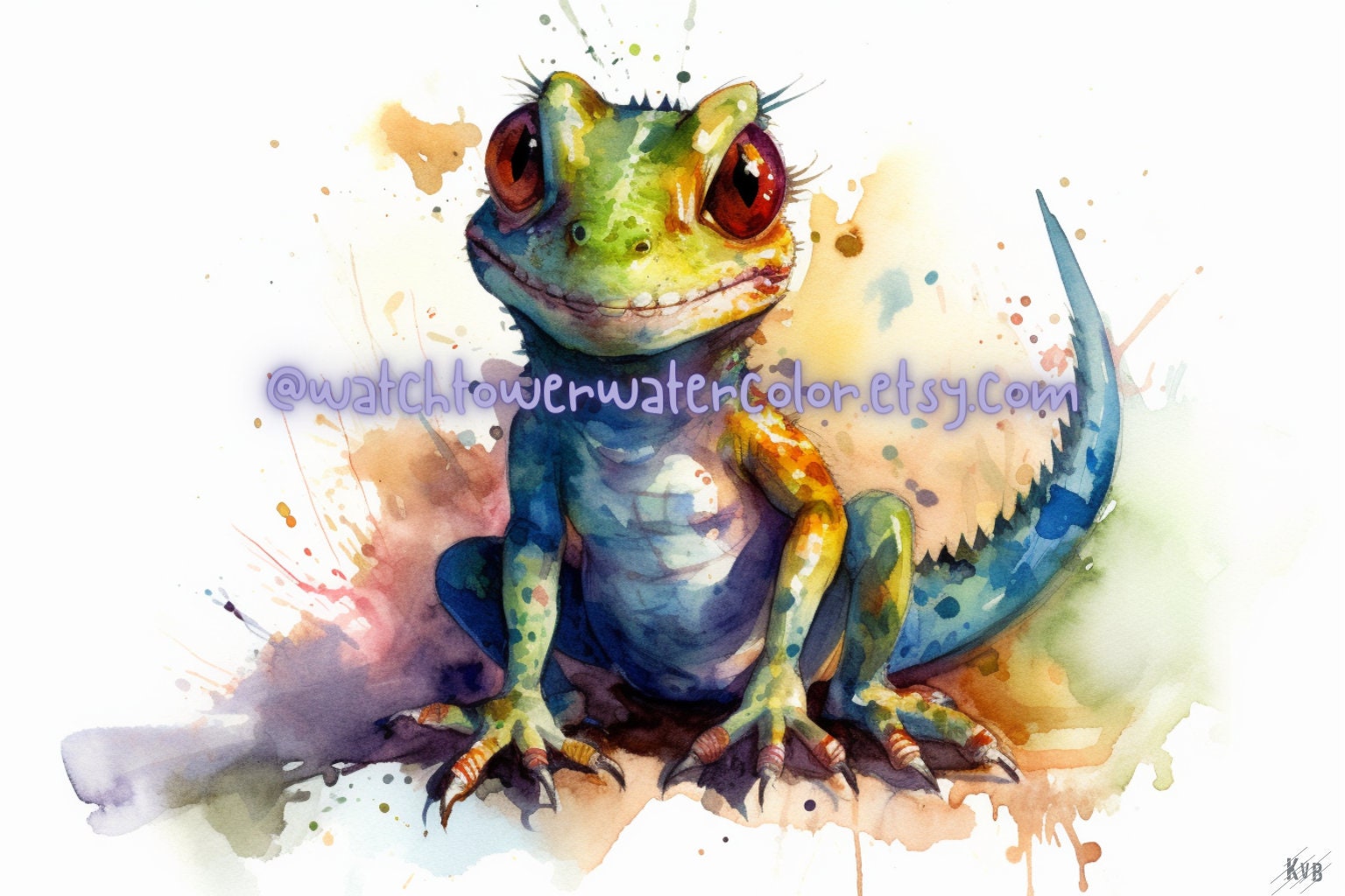 My Lizard Buddy, Wildlife Art, Animal Art, Lizard Art, Wall Art, Home ...