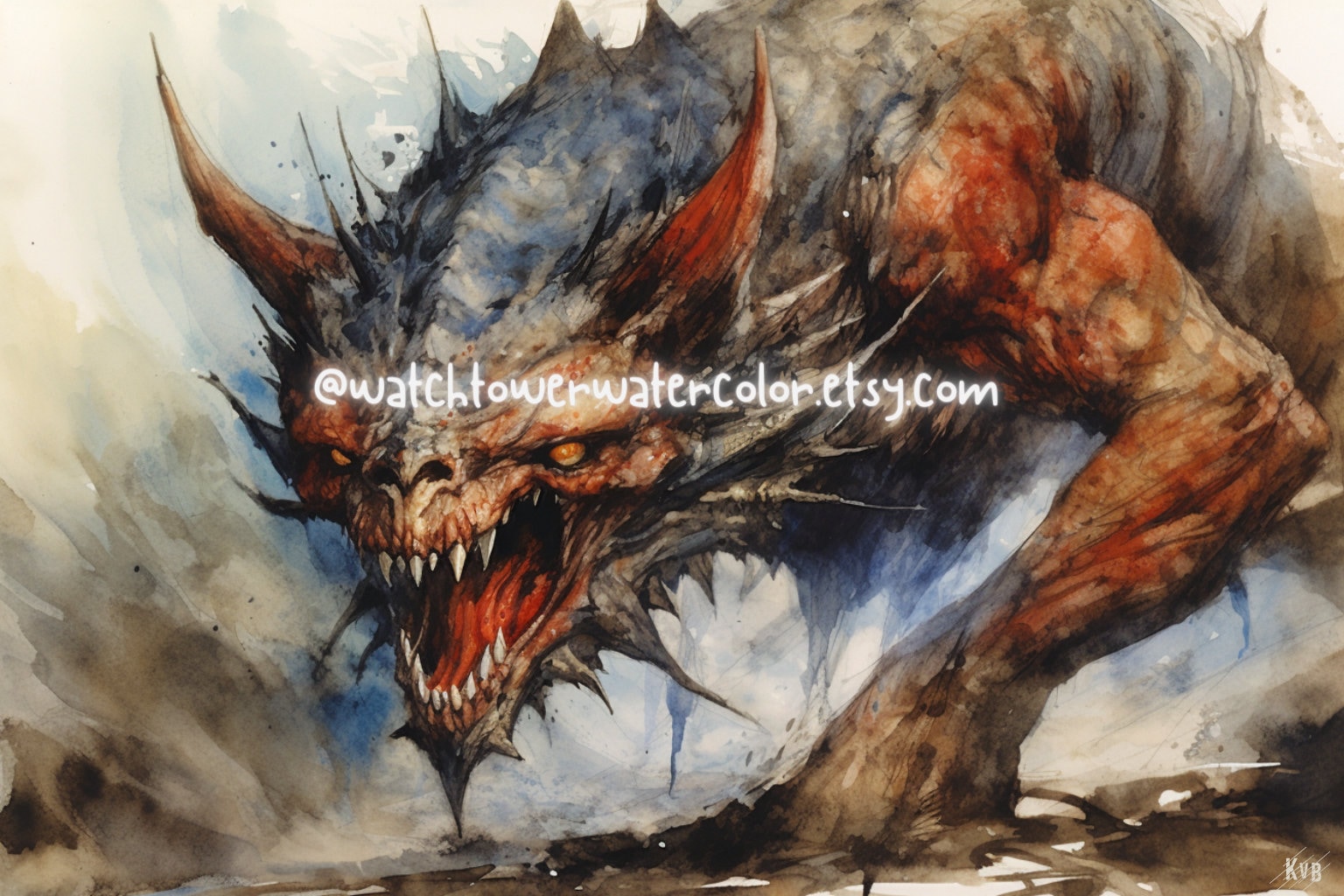 Nightmare Creature, Fantasy Horror Art, Dark Fantasy Art, Wall Art ...