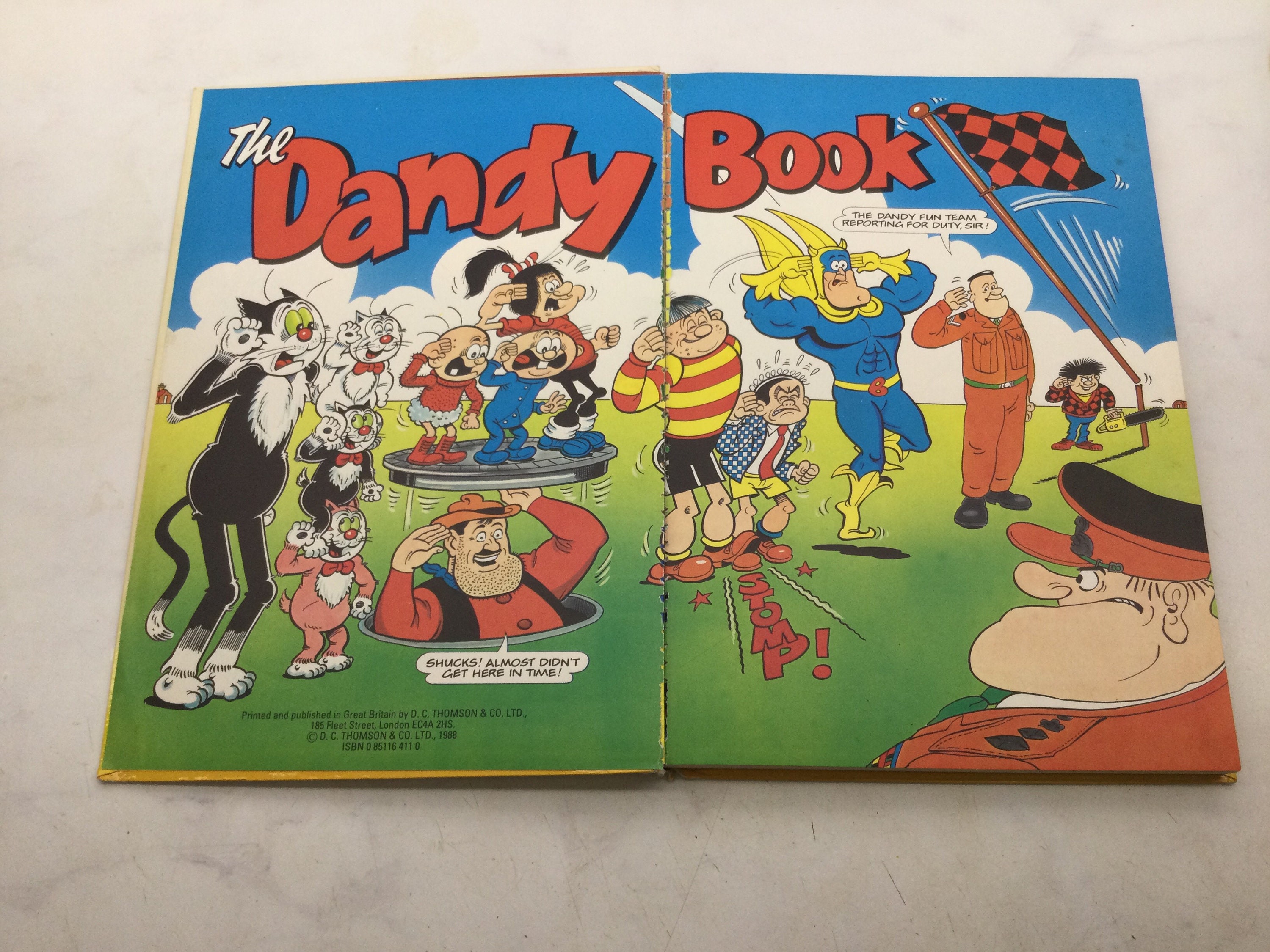 The Dandy Book 1989 hardback vintage children's annual | Etsy