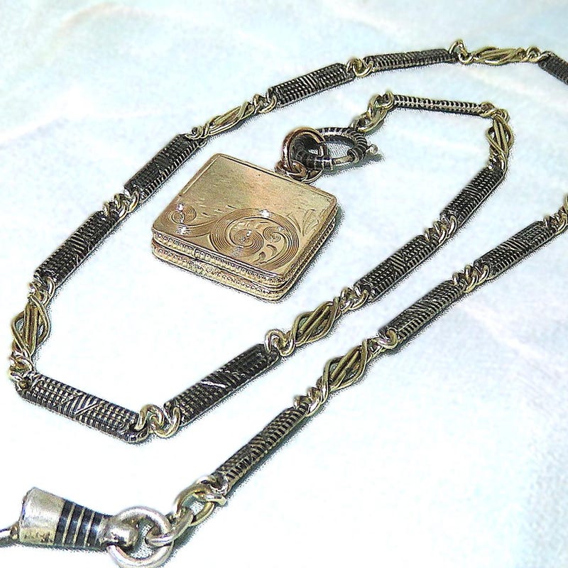 Antique Pocket Watch Niello - Etsy
