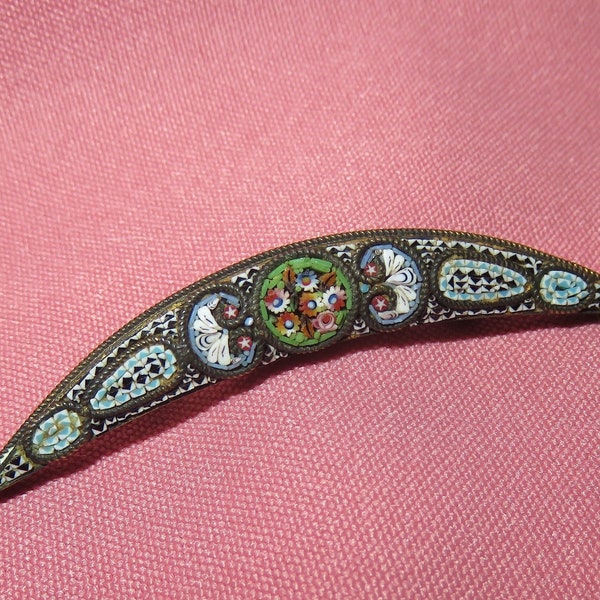 Micro Mosaic Brooch - Etsy