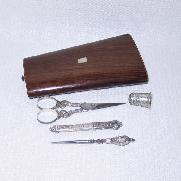 Antique French Sewing Kit - Etsy