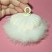 Antique Victorian Swan's Down Powder Puff French Swansdown Feather ...