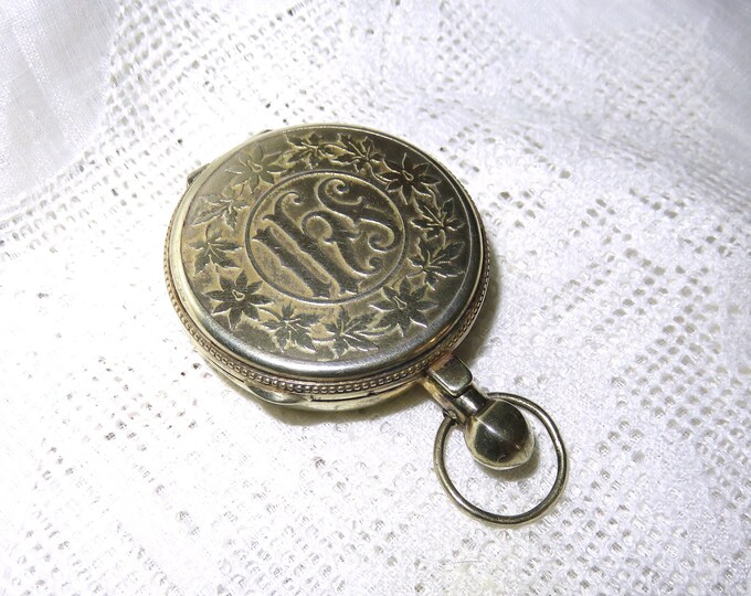 Antique Sterling Silver and Gold Wash Holy Communion Pyx - Communion ...