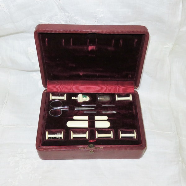 Antique Needle Box - Etsy