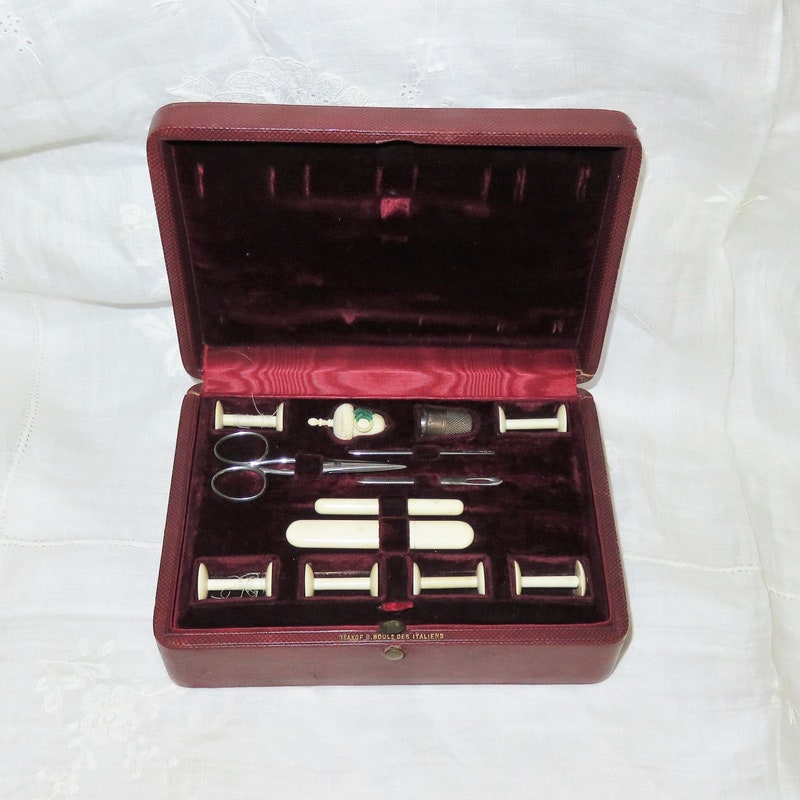 Antique Needle Box - Etsy