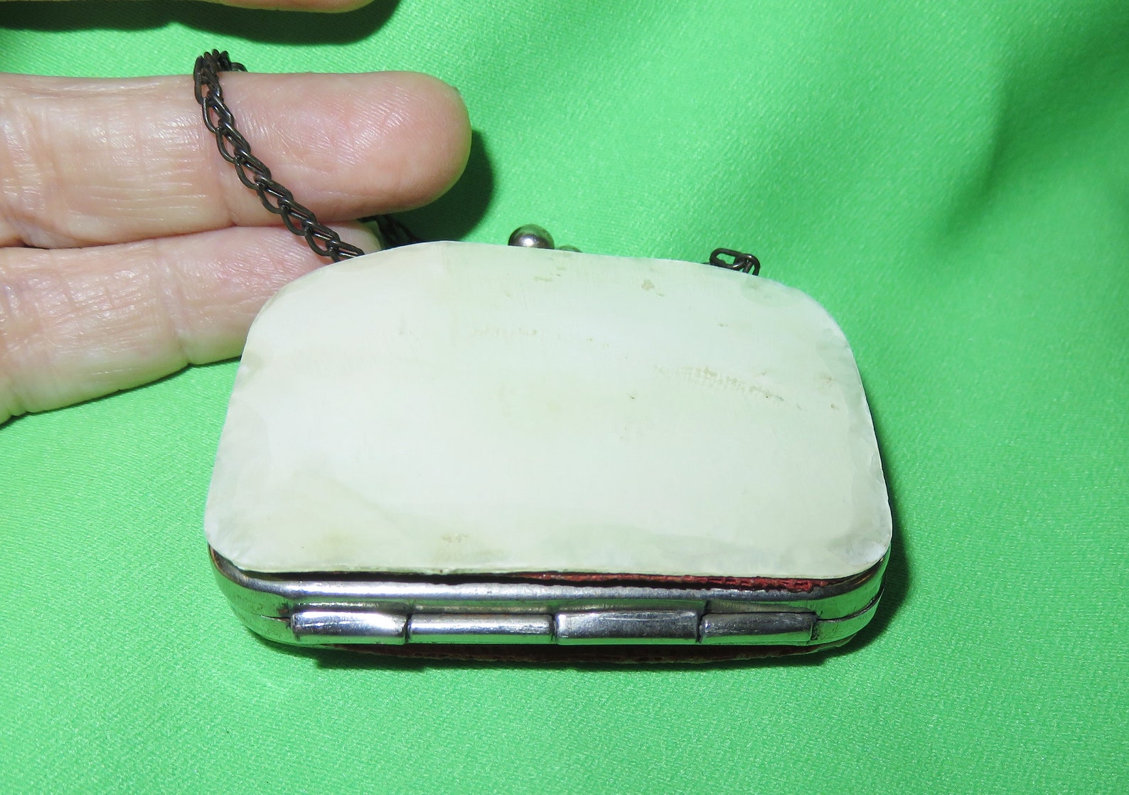 Antique Mother of Pearl Shell Coin Purse Change Purse - Etsy