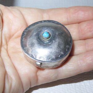 Vintage Native American Indian or Southwest Sterling Silver & Turquoise ...