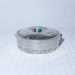 Vintage Native American Indian or Southwest Sterling Silver & Turquoise ...