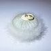 Antique Swans Down and Silk Powder Puff With Bone Handle & Antique ...