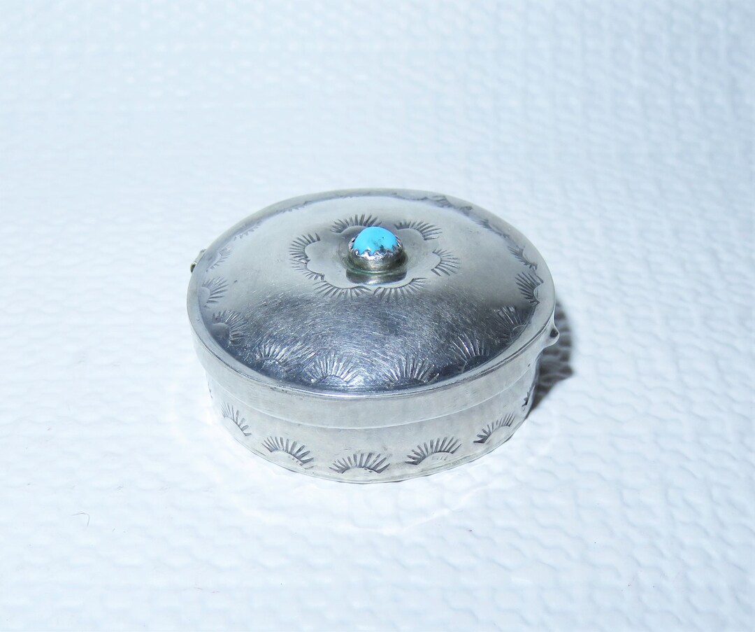 Vintage Native American Indian or Southwest Sterling Silver & Turquoise ...