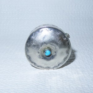 Vintage Native American Indian or Southwest Sterling Silver & Turquoise ...