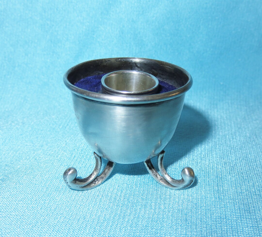 Antique Sterling Silver Thimble Holder and Antique Sterling Henry ...