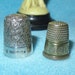 Antique Rare Celluloid Girl Thimble Holder - England Sterling Silver ...