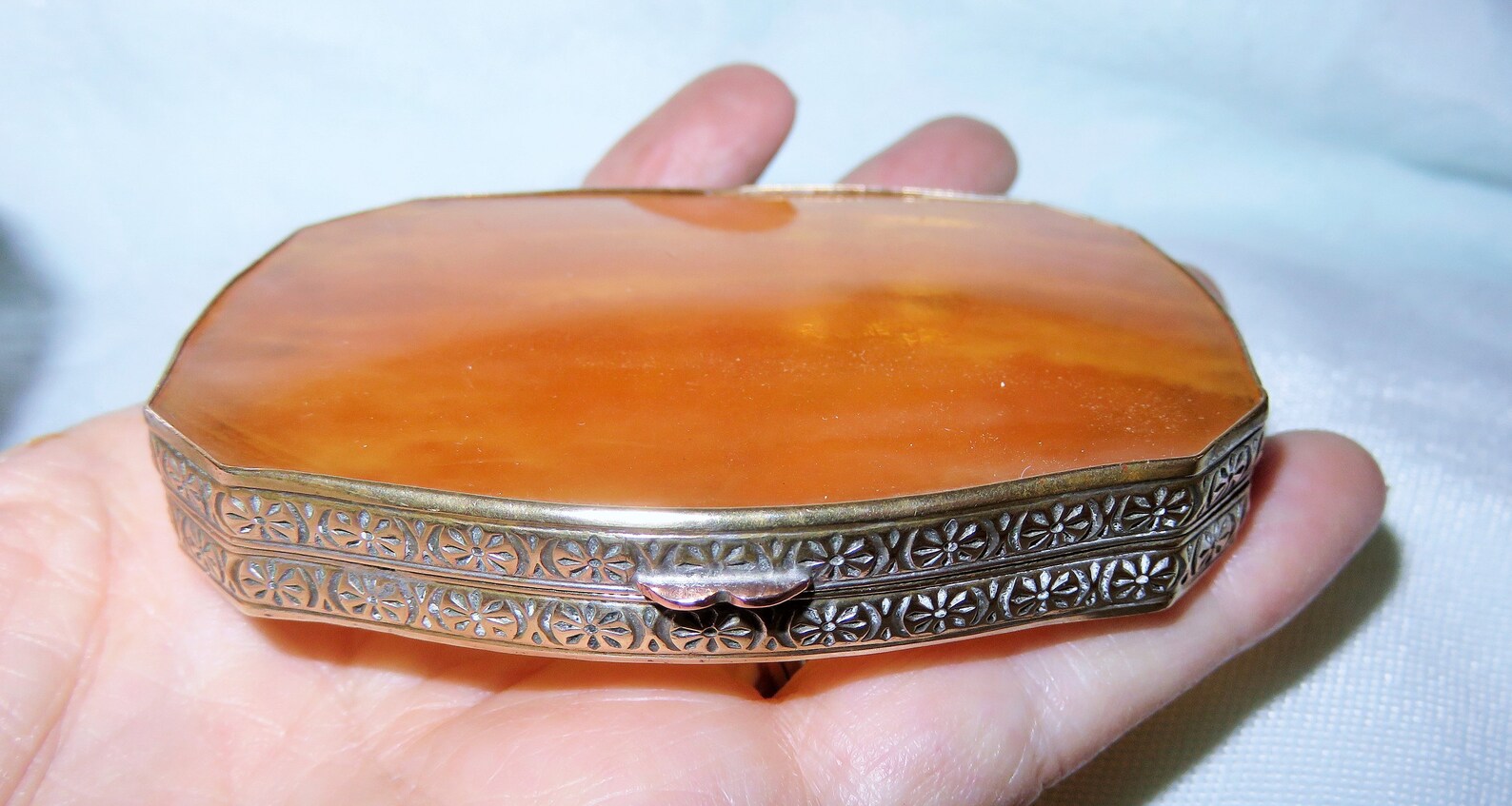 Antique French Georgian Era Horn Snuff Box Patch Box - Etsy