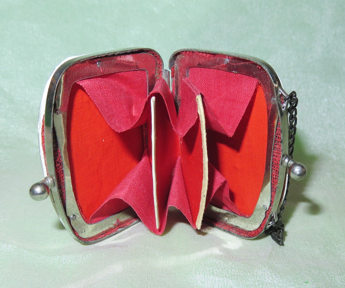 Antique Mother of Pearl Shell Coin Purse Change Purse | Etsy