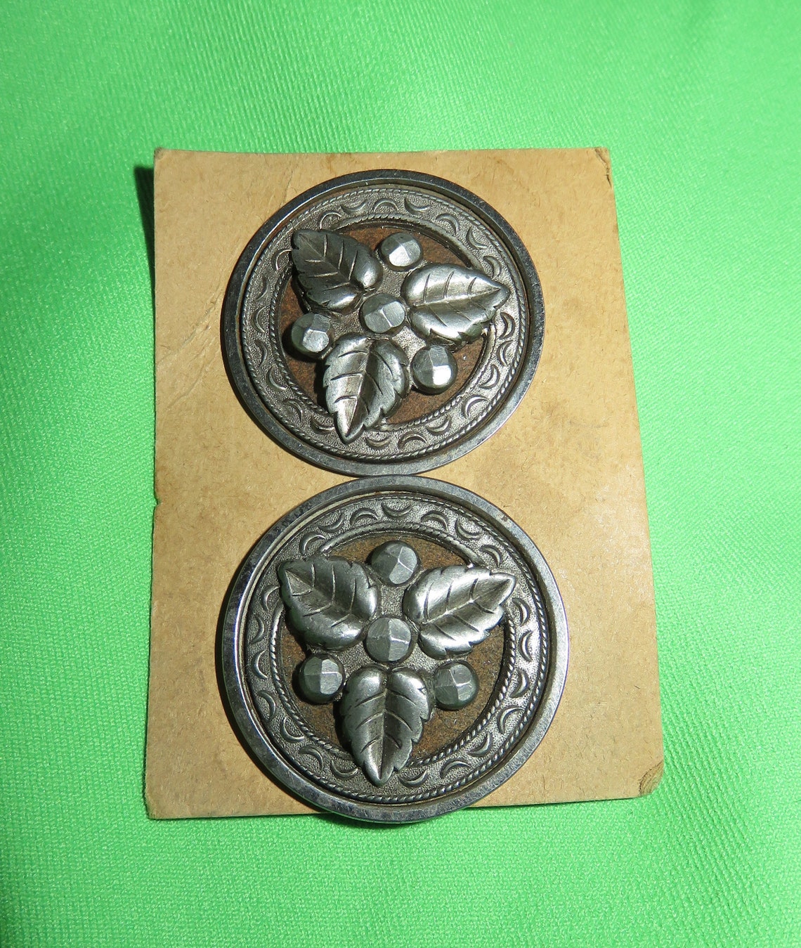 Large Antique Victorian Steel Cup Buttons Set Pair Faceted - Etsy