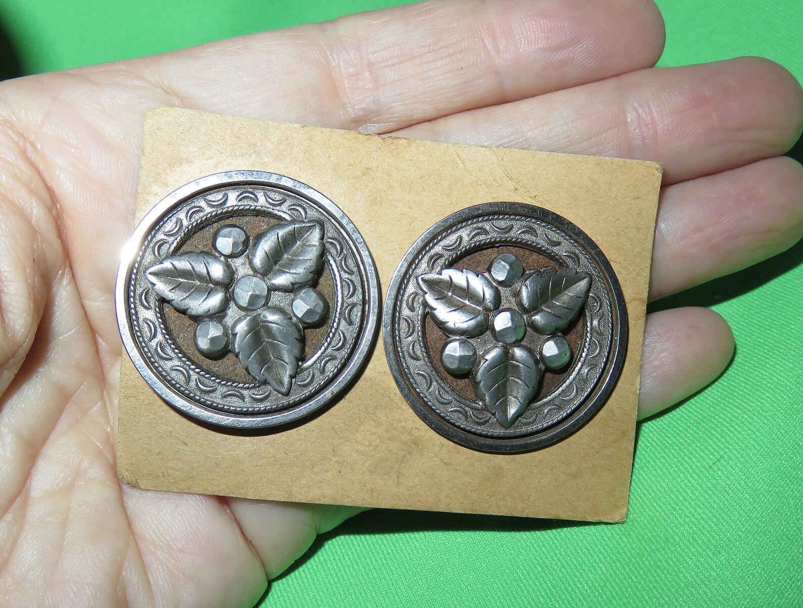 Large Antique Victorian Steel Cup Buttons Set Pair Faceted - Etsy