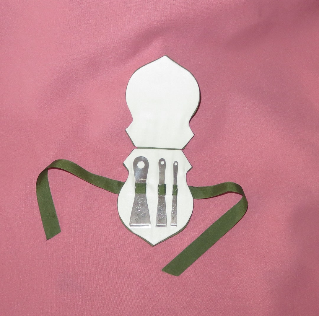 Antique Simons Brothers Sterling Silver Sewing Bodkin Set in Original ...