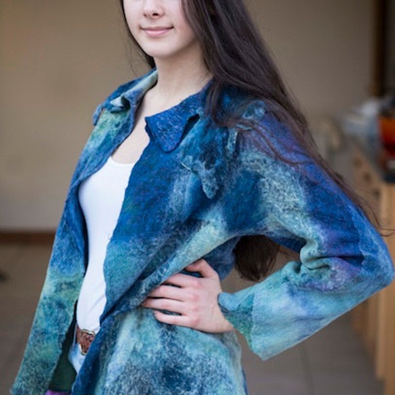 Nuno Felt Jacket - Etsy