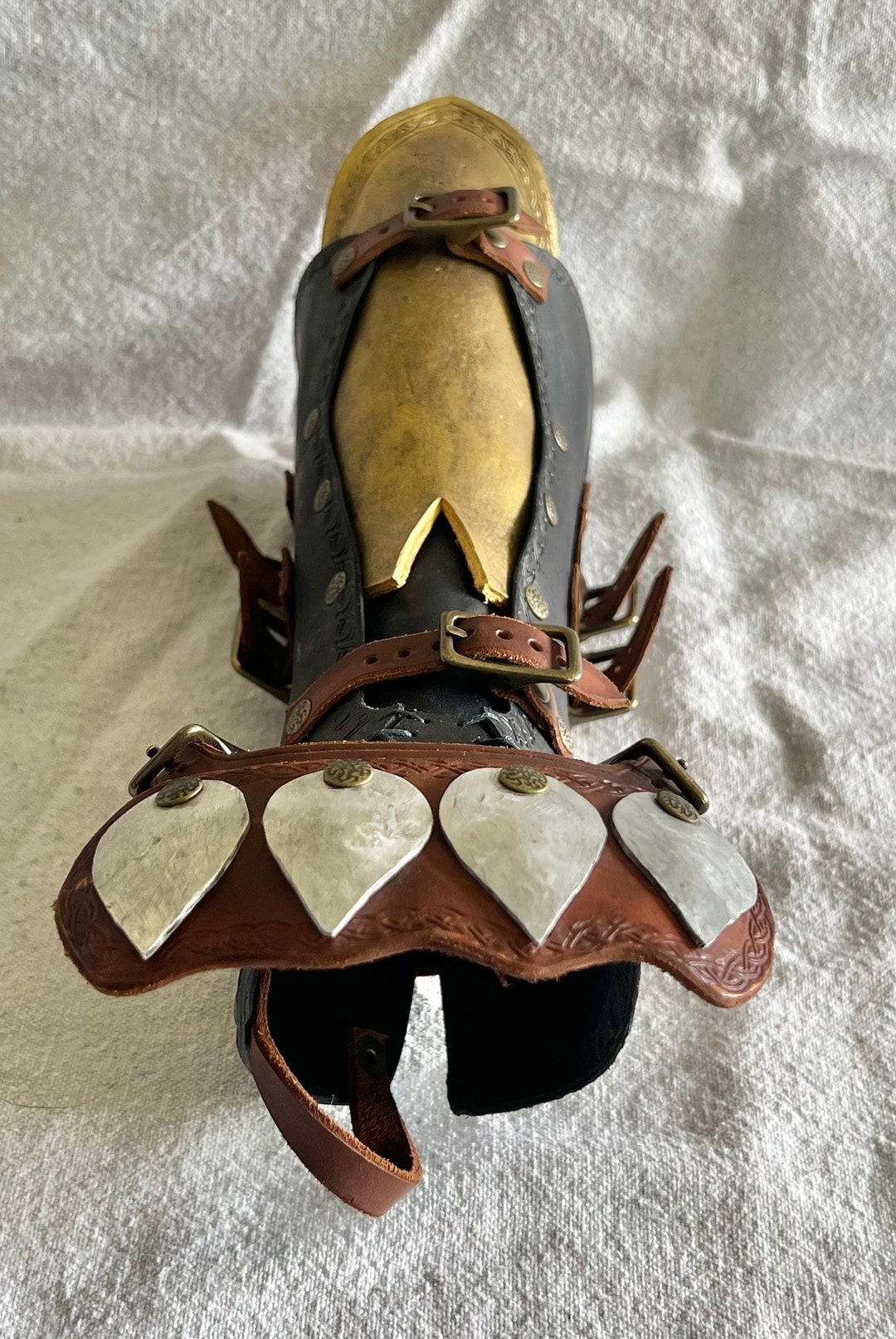 Arm Gauntlet, Handmade Leather - Etsy