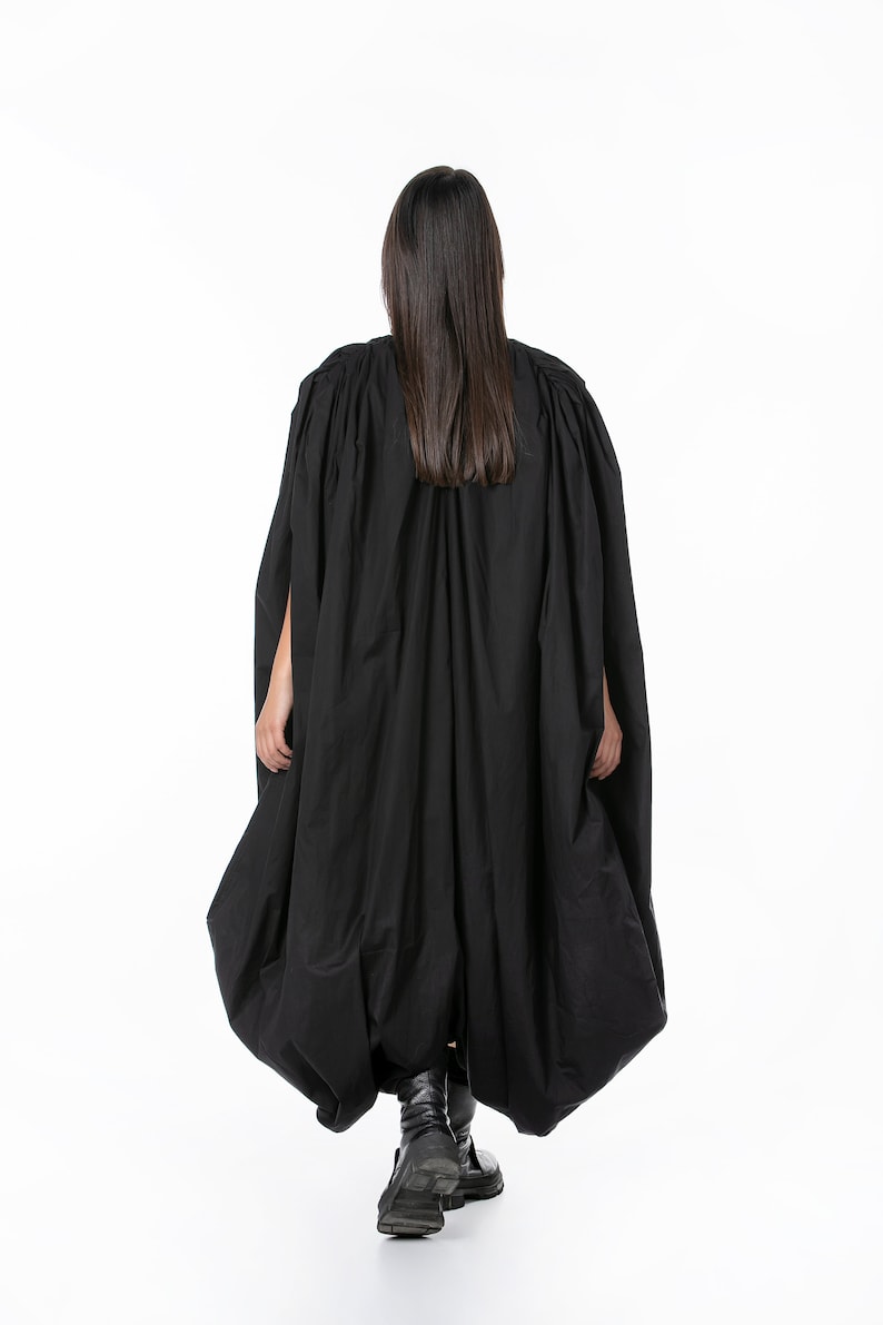 Avant Garde Dress, Oversized Black Dress, Asymmetric Dress, Plus Size ...