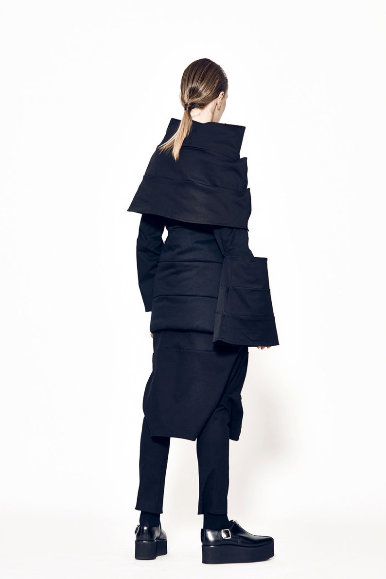 Futuristic Clothing, Avant Garde Jacket, Geometric Clothing, Oversized ...