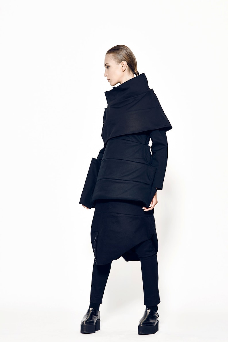 Futuristic Clothing, Avant Garde Jacket, Geometric Clothing, Oversized ...