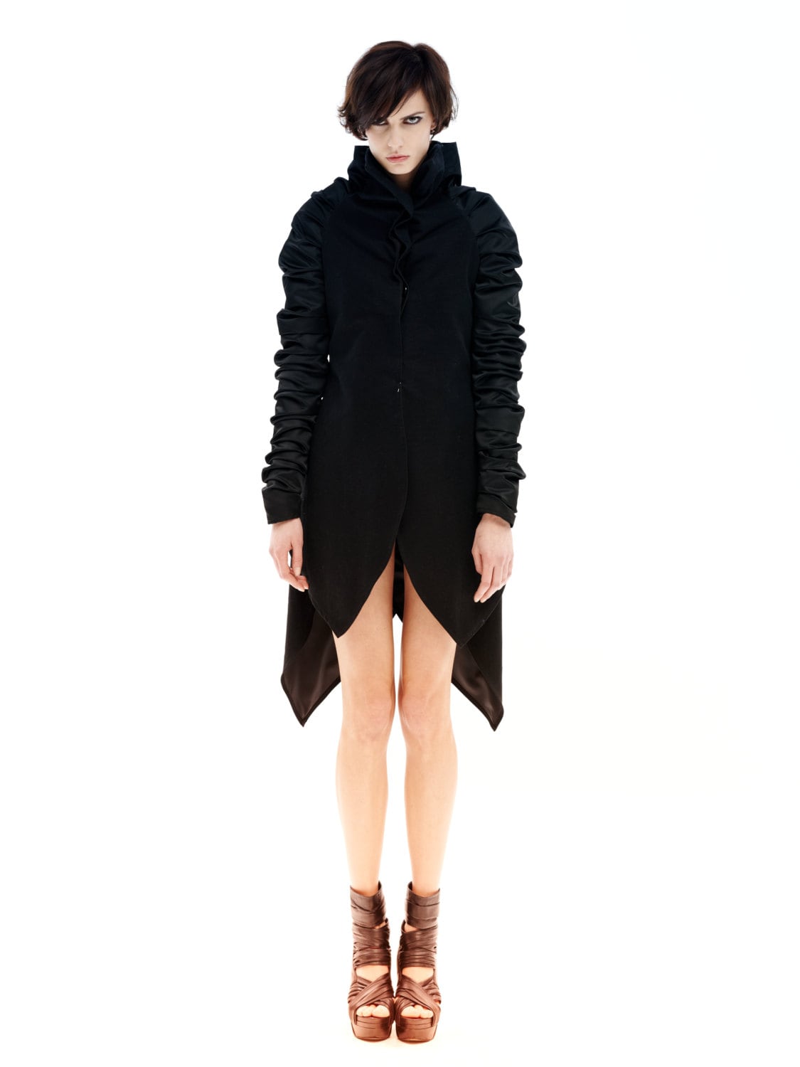 Black Cyberpunk Jacket Futuristic Clothing Avant Garde - Etsy