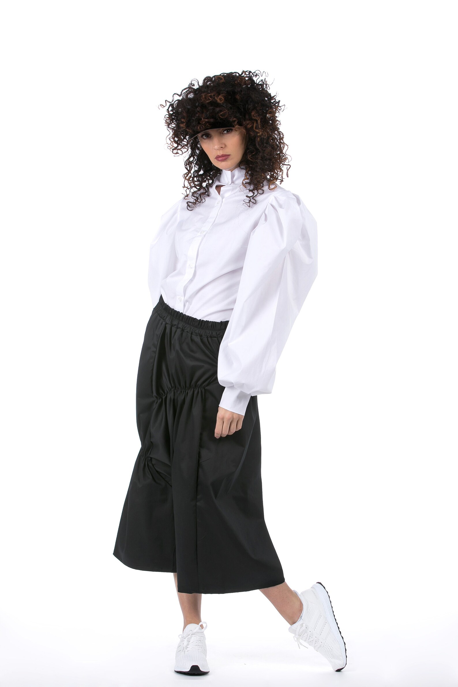 Puff Sleeve Shirt White Shirt Renaissance Shirt Avant Garde | Etsy