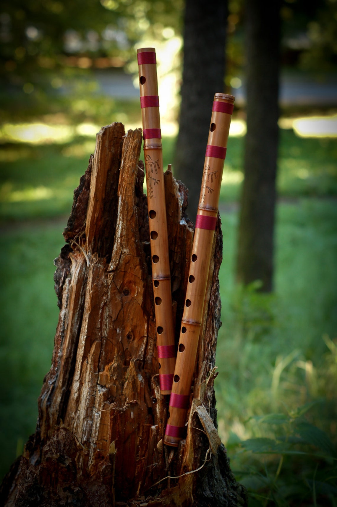 Bamboo Bansuri Flute in C (45 Cm) - Etsy