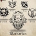 Dungeons and Dragons Class Logo Emblems | D&D Emblems | Logo | Png ...