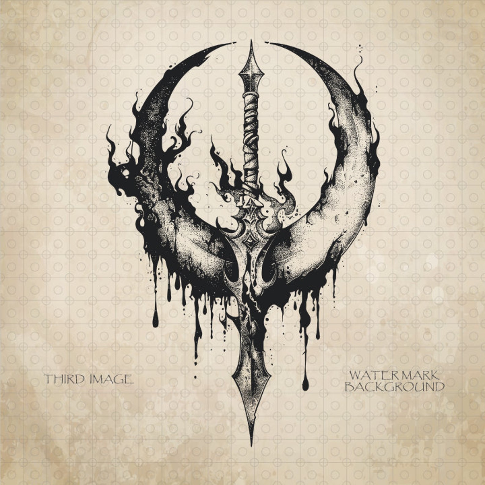 Dungeons and Dragons Blood Hunter Logo Emblems | D&D Emblems | Logo ...