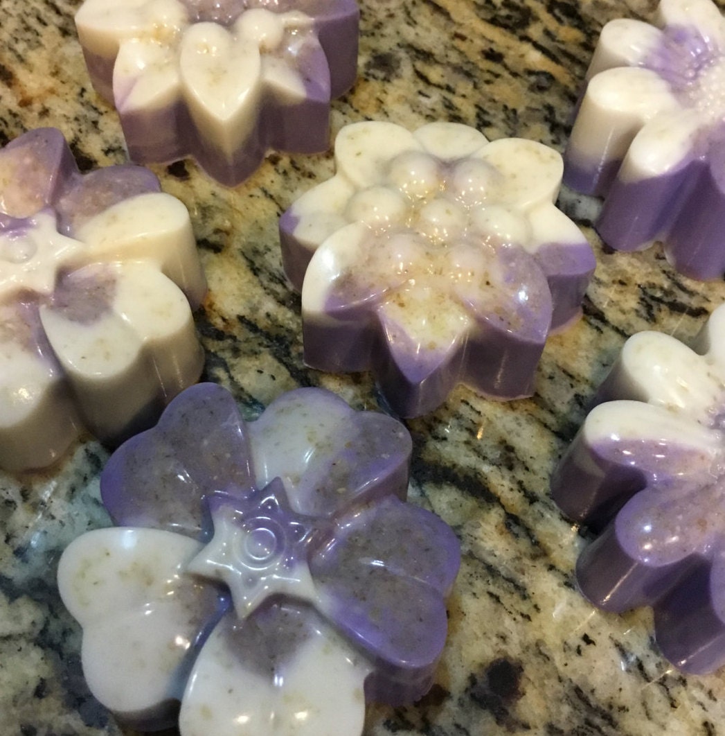 Rosemary Lavender Flower Soap Lavender Soap Homemade Soap | Etsy